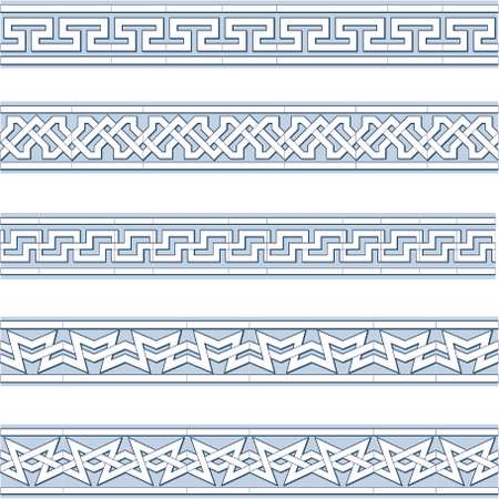 Edges of medieval style(knot)